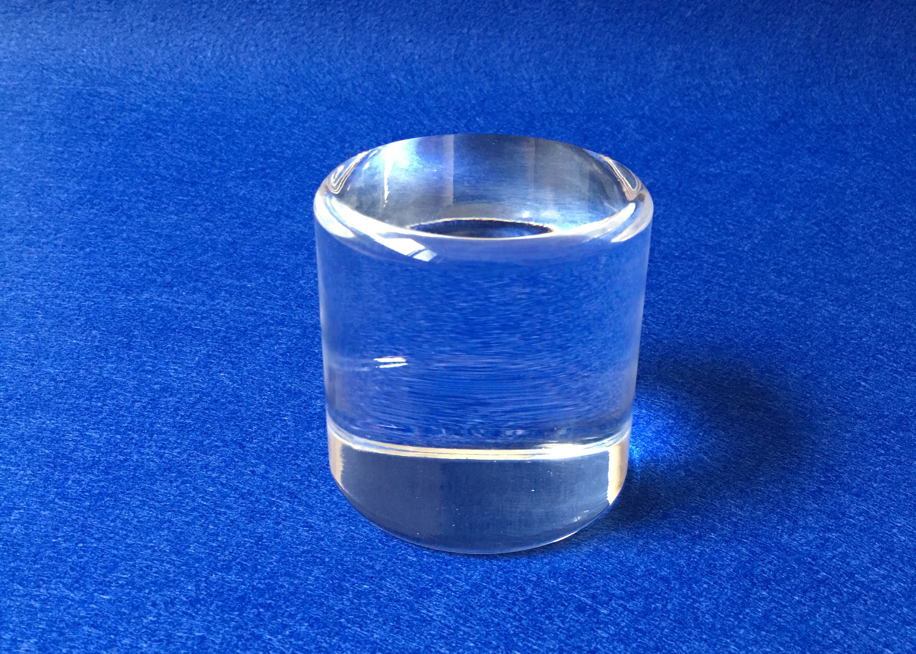 Fused Quartz Glass Ingot , OD 750mm Clear Silica Glass Products