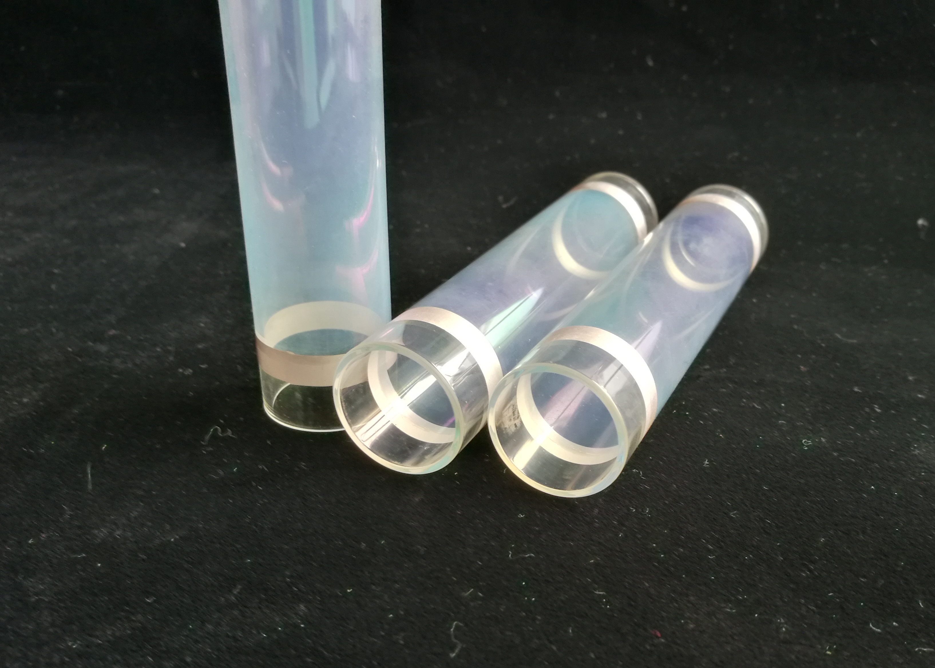 Coated Quartz Glass Tube 16mm Outside Diameter Customized Heater Tube