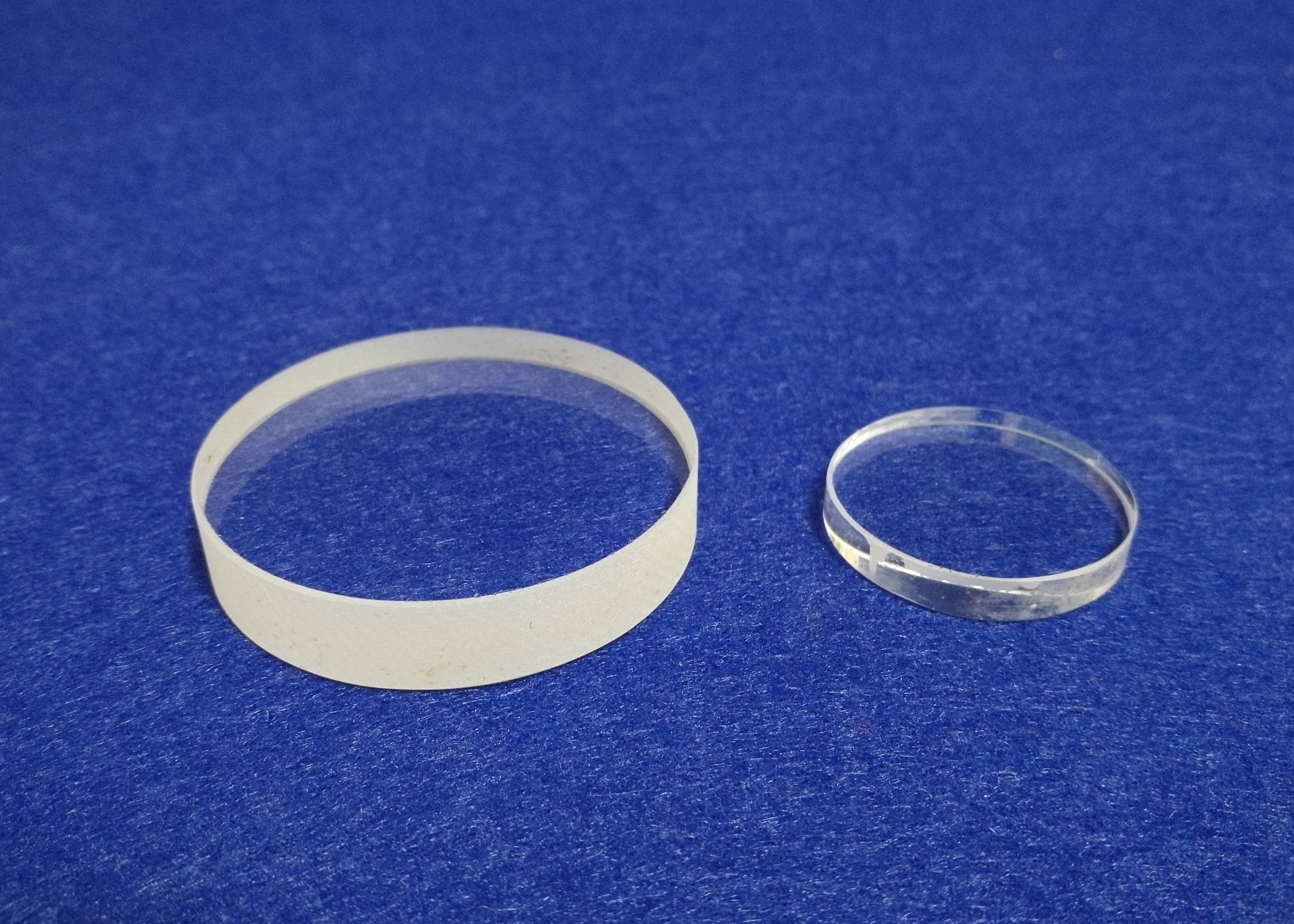 Fused Quartz Glass Window Disc JGS2 Standard With Customized Size