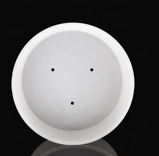 3 Holes Quartz Glass Crucible 10ML 100ML For Optical / Semiconductor ...