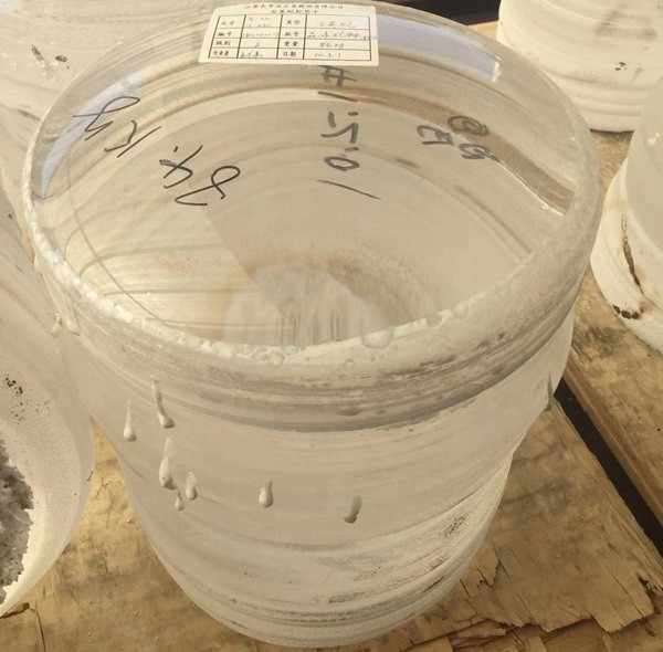 Transparent / Clear Fused Quartz Glass Ingot With Excellent Visual ...